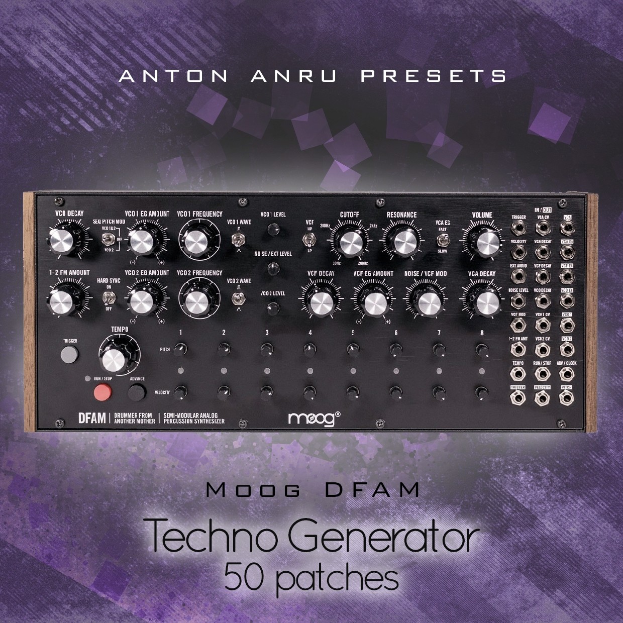 Moog DFAM - Techno Generator (50 Patches by Anton Anru - Anton Anru Presets