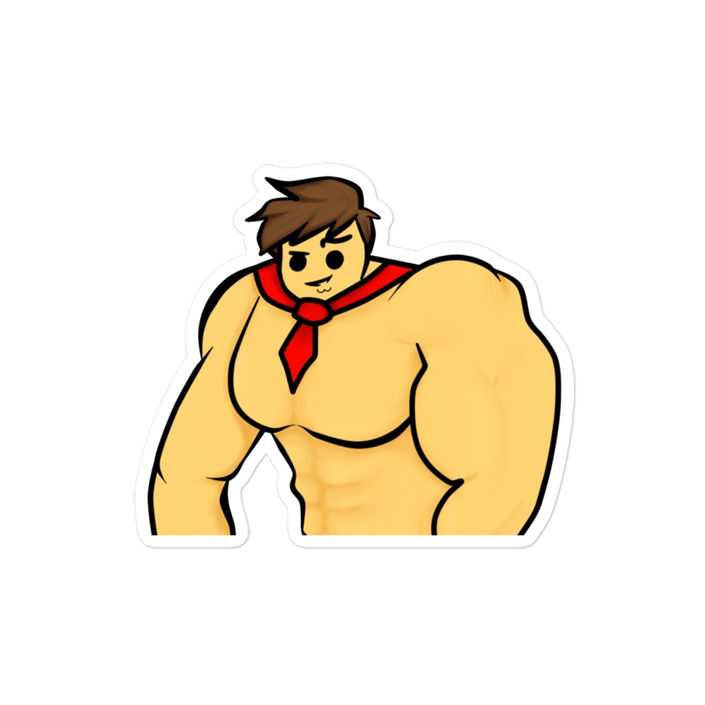 Buff Buns Emote Sticker - SuperButterBuns Shop