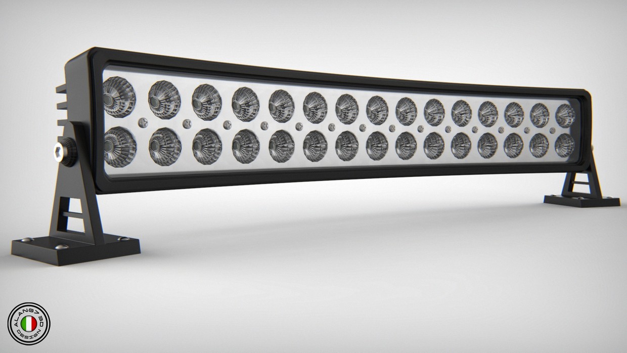 [3D MODEL] Curved Truck Led Bar - Alang7™ Webshop