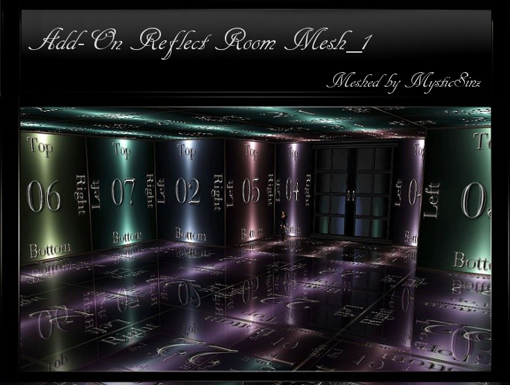 IMVU Mesh Add On Reflect Room Mesh_1 - MysticSinZ File Sales
