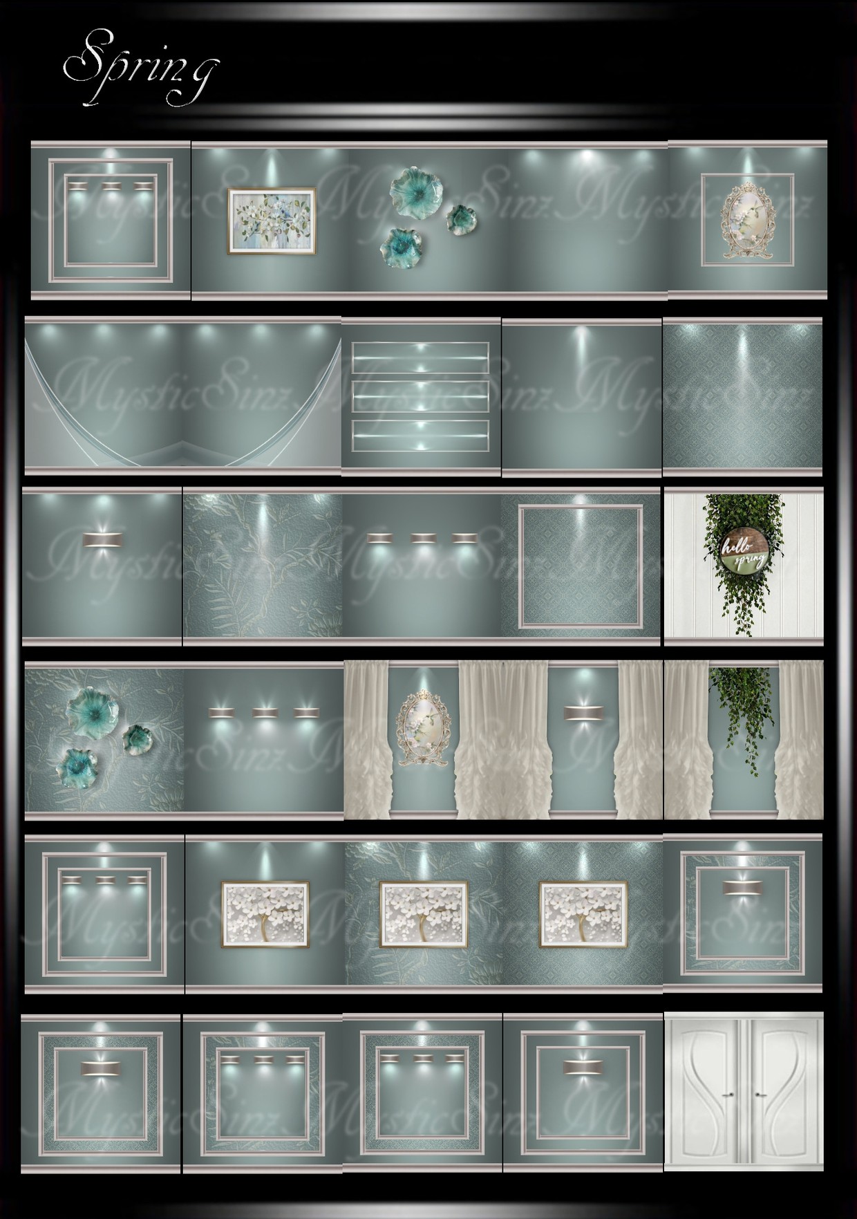 Valencia IMVU Room Textures Collection - MysticSinZ File Sales