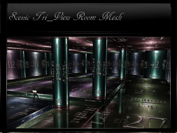 IMVU Mesh Scenic Tri-View Room Mesh - MysticSinZ File Sales