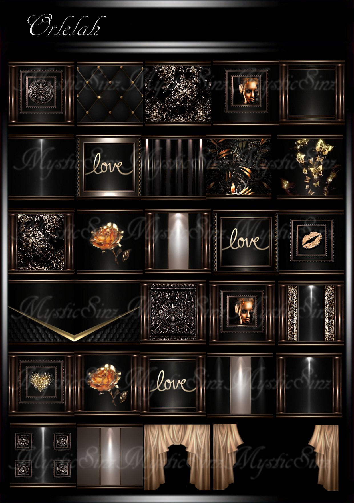 Orlelah IMVU Room Textures Collection - MysticSinZ File Sales