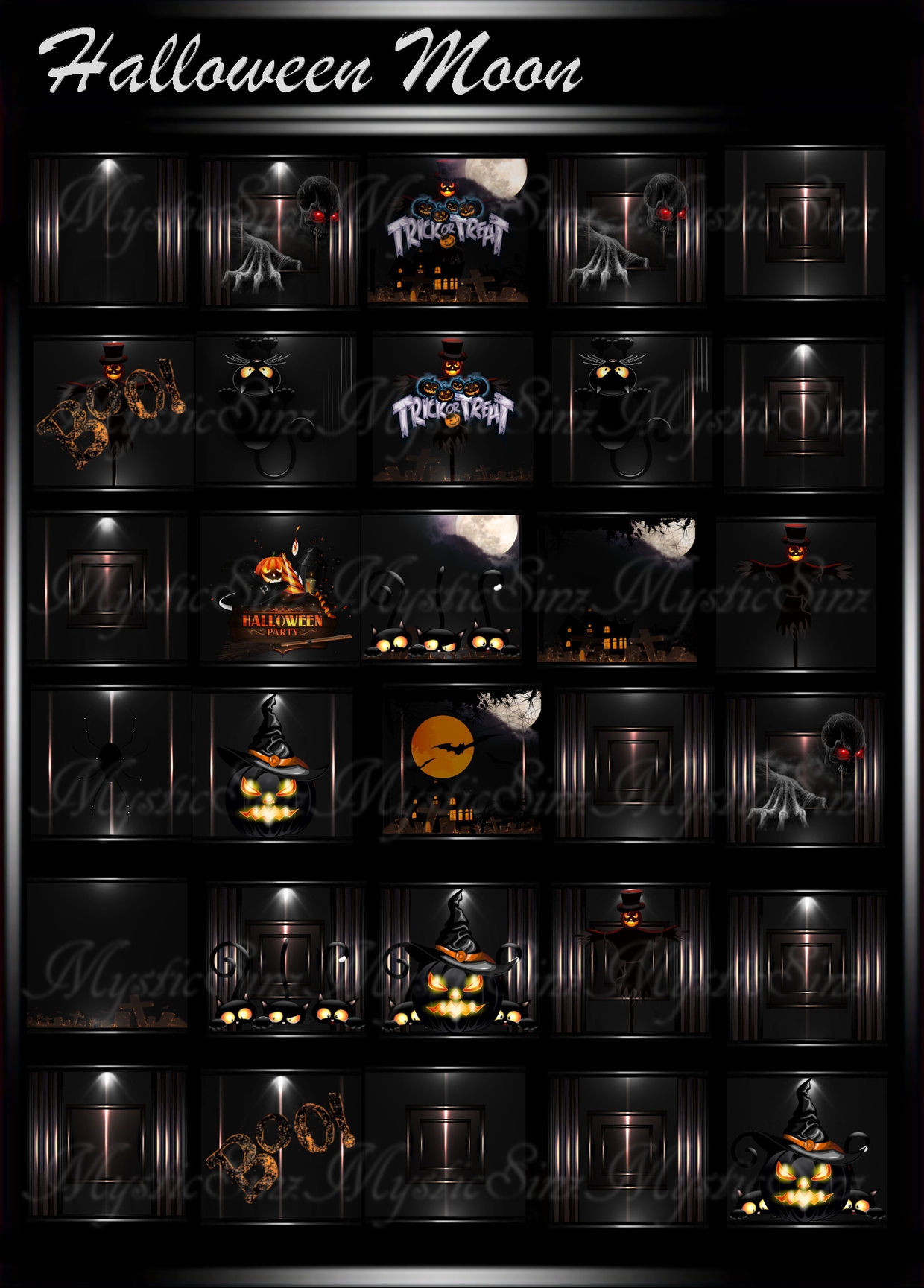 Halloween Moon IMVU Texture Collection - MysticSinZ File Sales