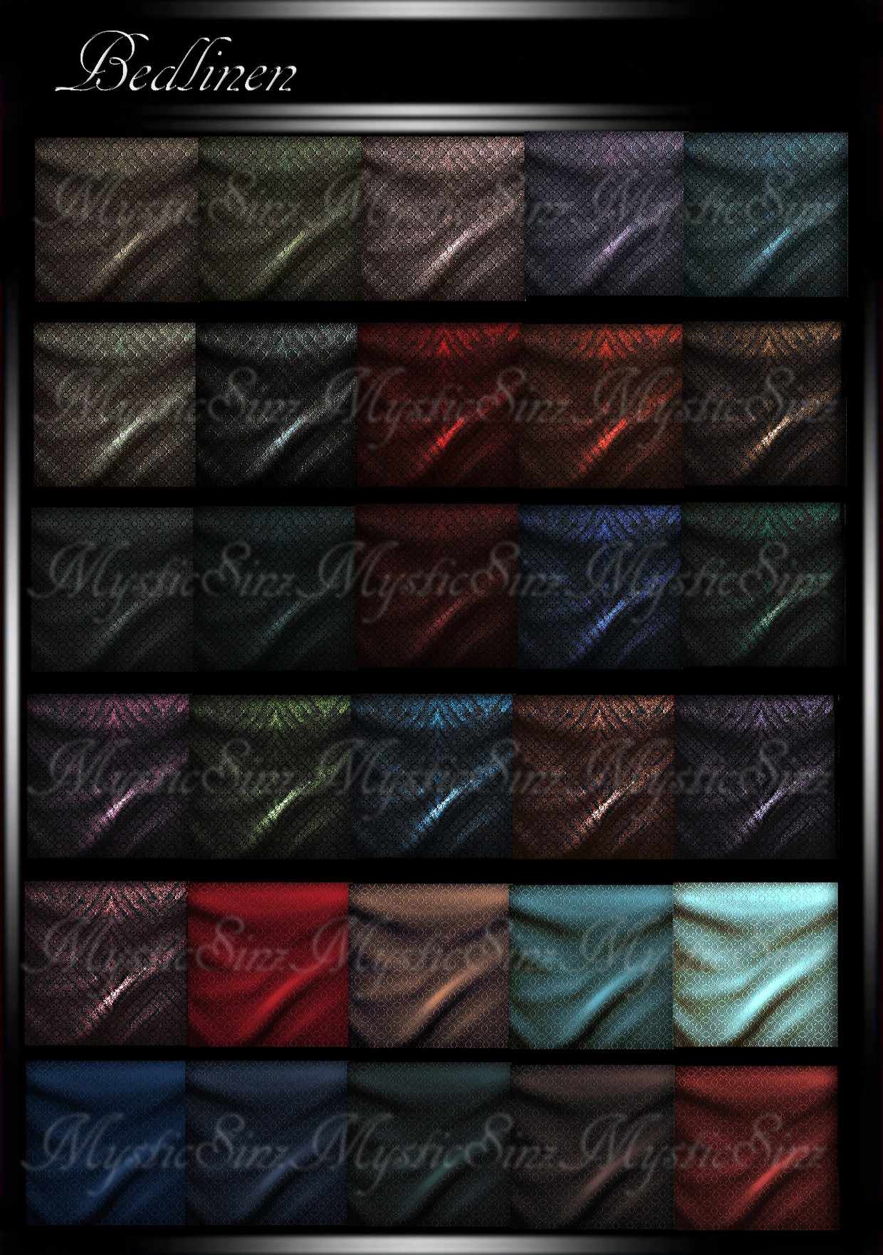 Bed Linens IMVU Textures - MysticSinZ File Sales