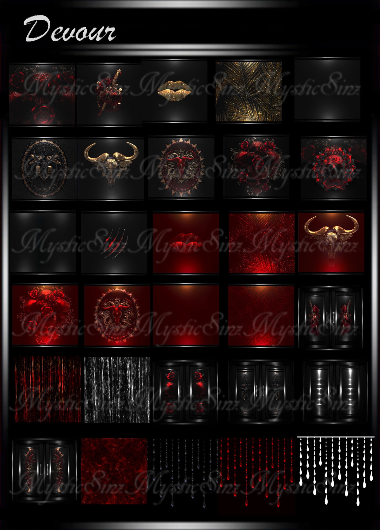 Devour IMVU Room Texture Collection - MysticSinZ File Sales