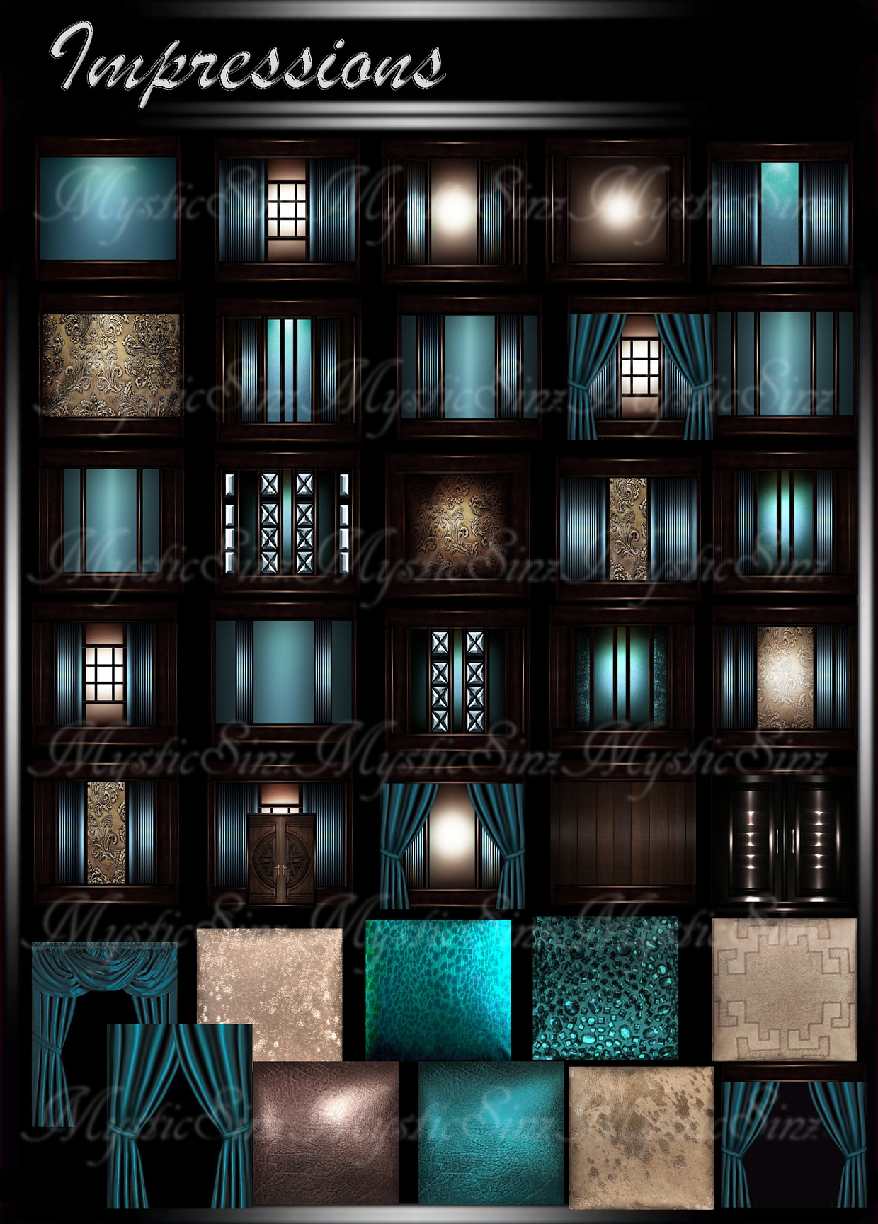 Impressions IMVU Room Textures Collection - MysticSinZ File Sales