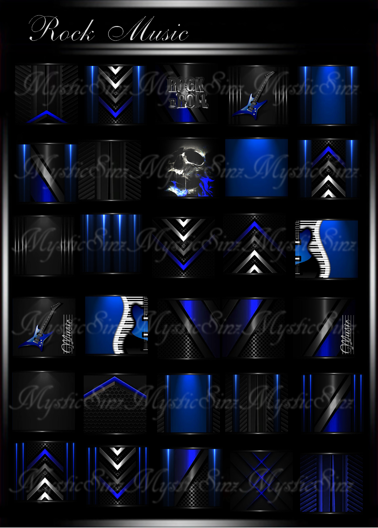 Rock Music IMVU Room Textures Collection - MysticSinZ File Sales