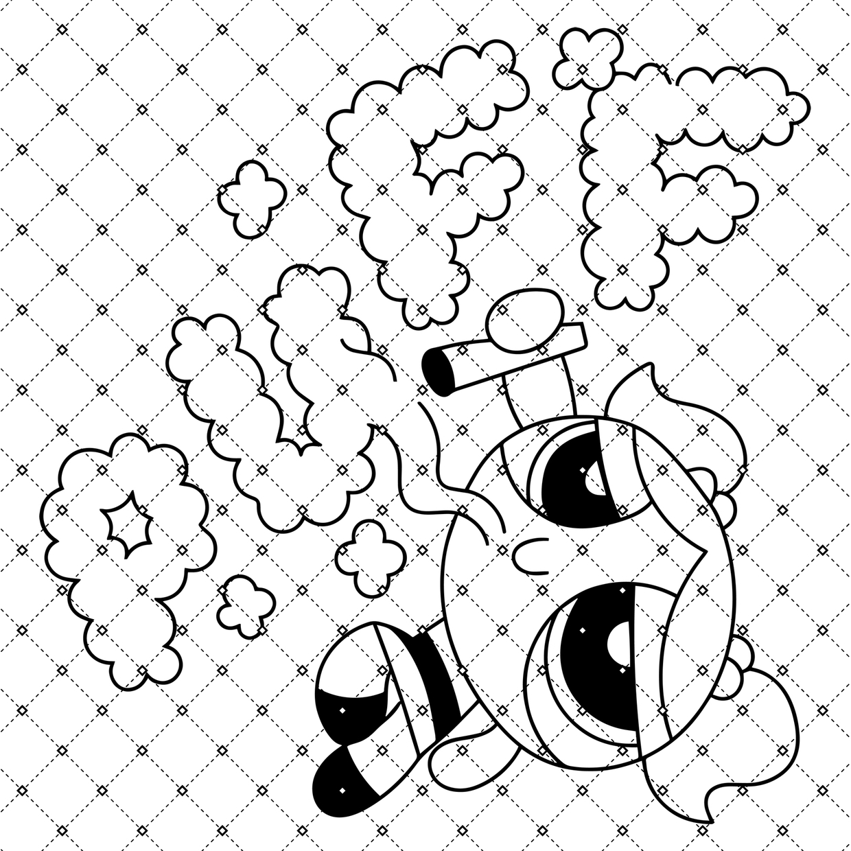 420 Bubbles Powerpuff Girls SVG. Bubbles Puff PNG, Pow - FRESH BAKED FILES