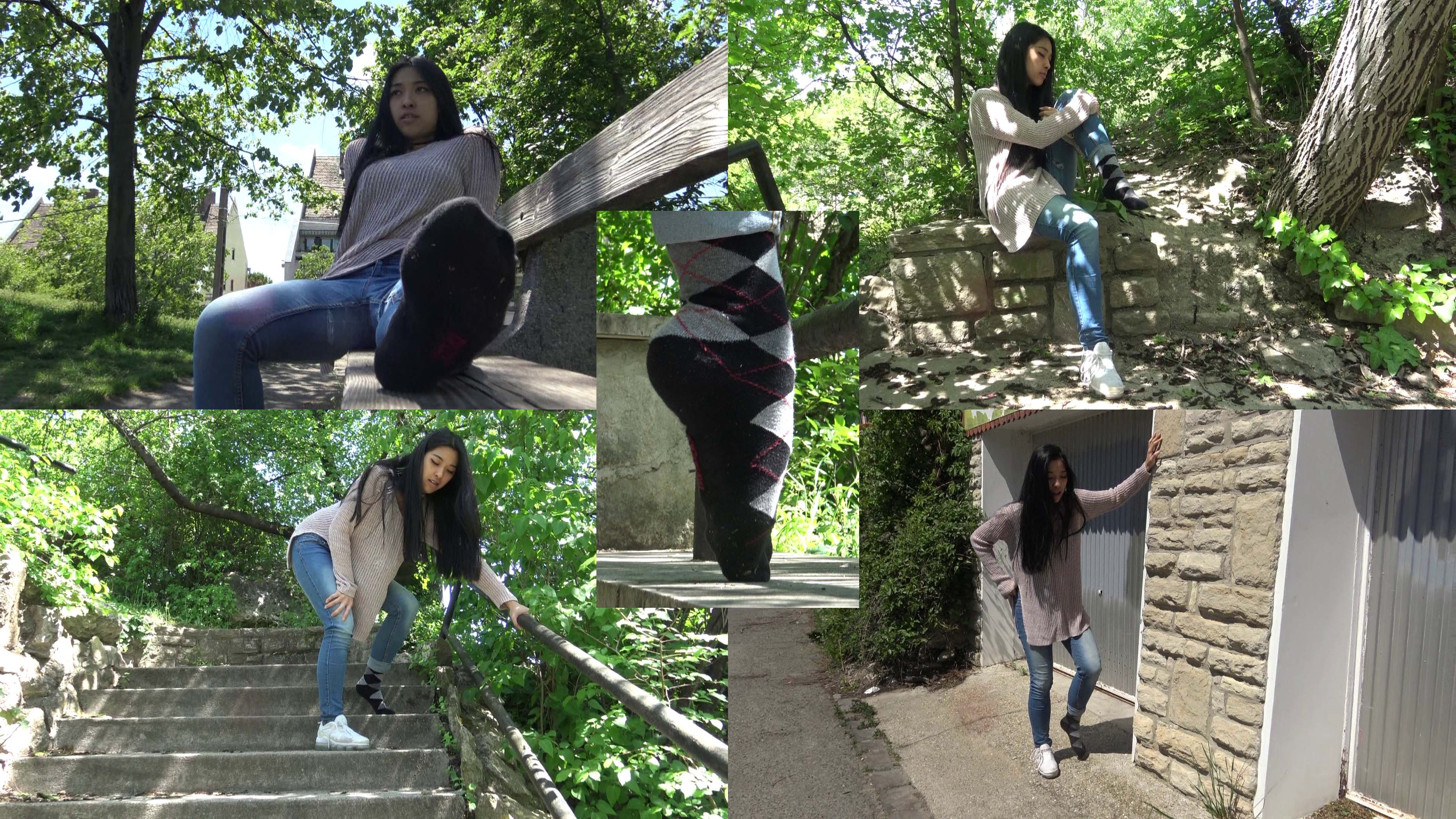 Gaby - Poor Limping Girl Making of video - Store Name