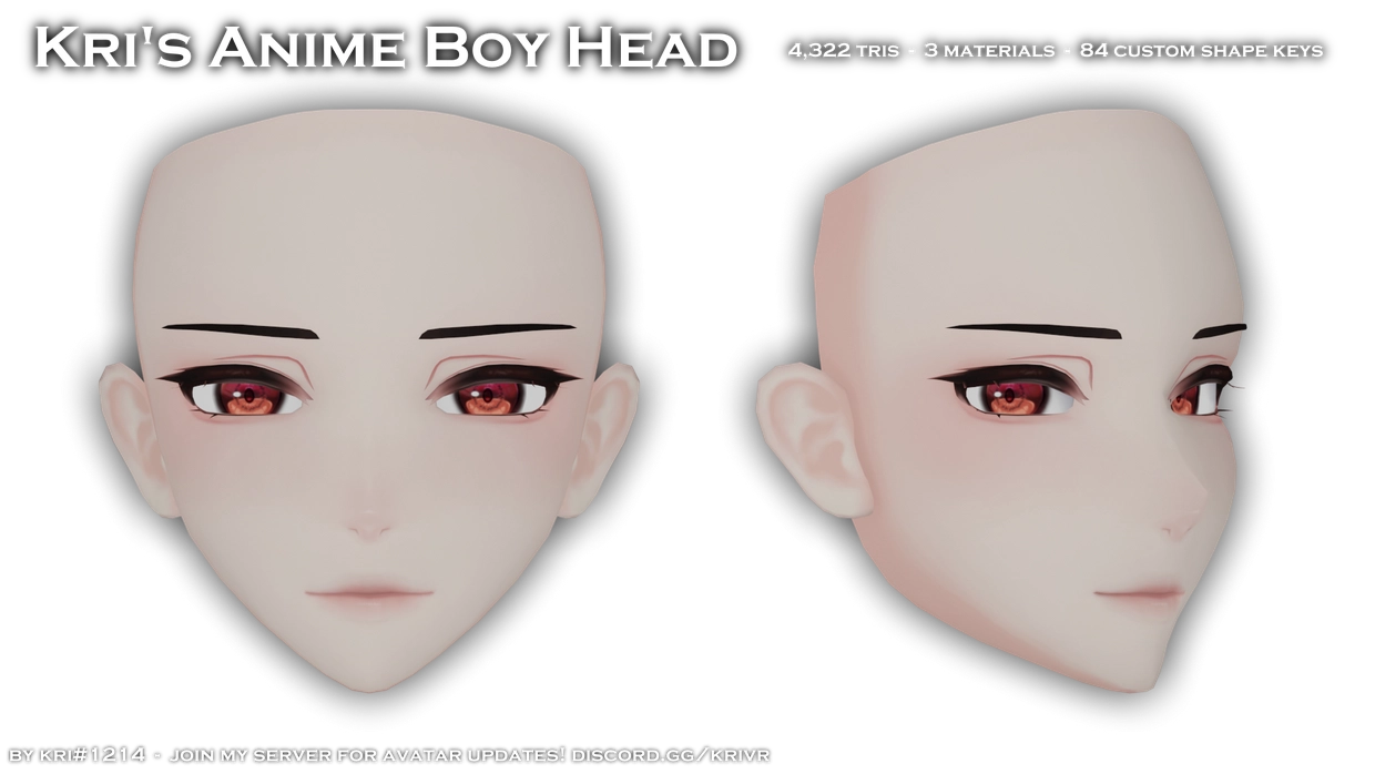 LF: ★ kri ★ Anime Boy Head v1 and Anime Head v1 | RipperStore Forums