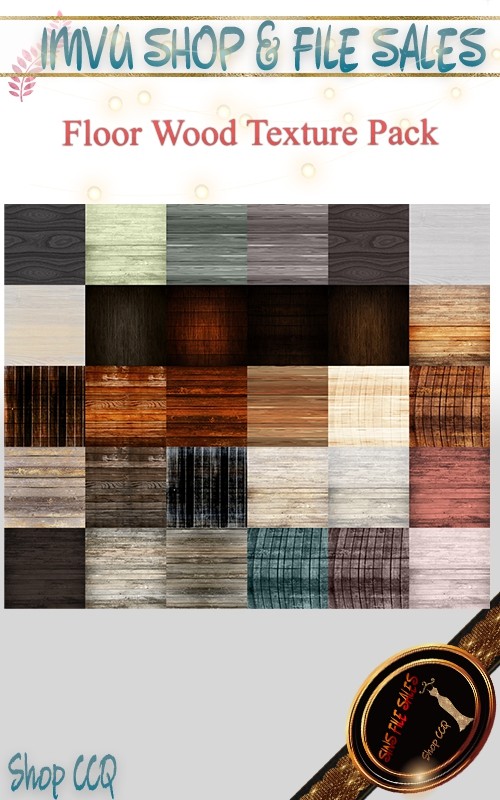 Wood Flooring Texture Set- 30 Files - IMVU Shop and File Sales