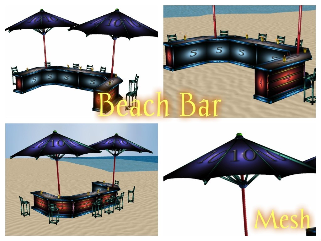 Beach Bar - IMVU Shop and File Sales