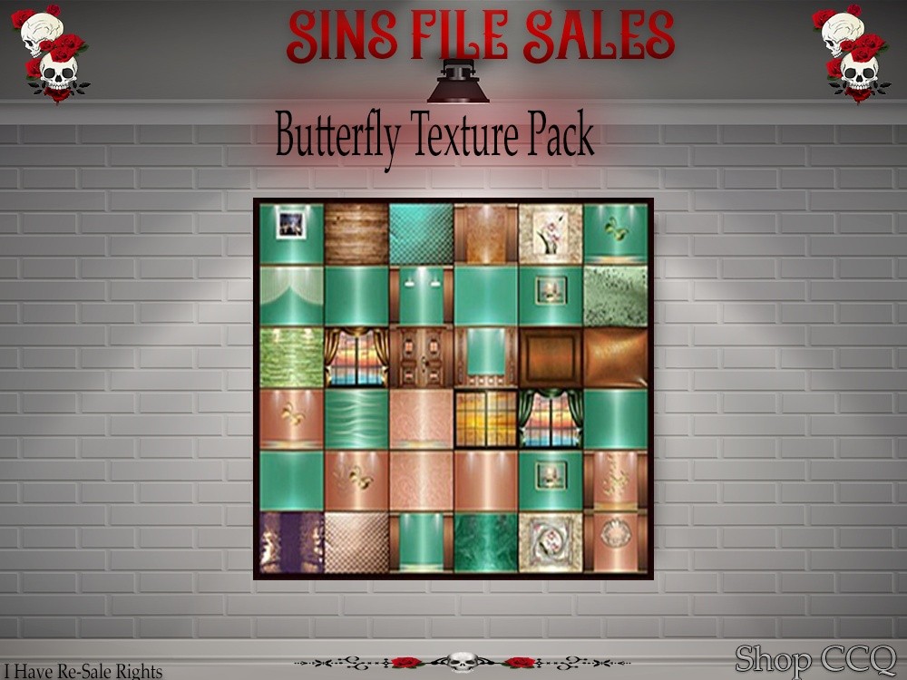 Butterfly Texture Pack - IMVU Shop and File Sales