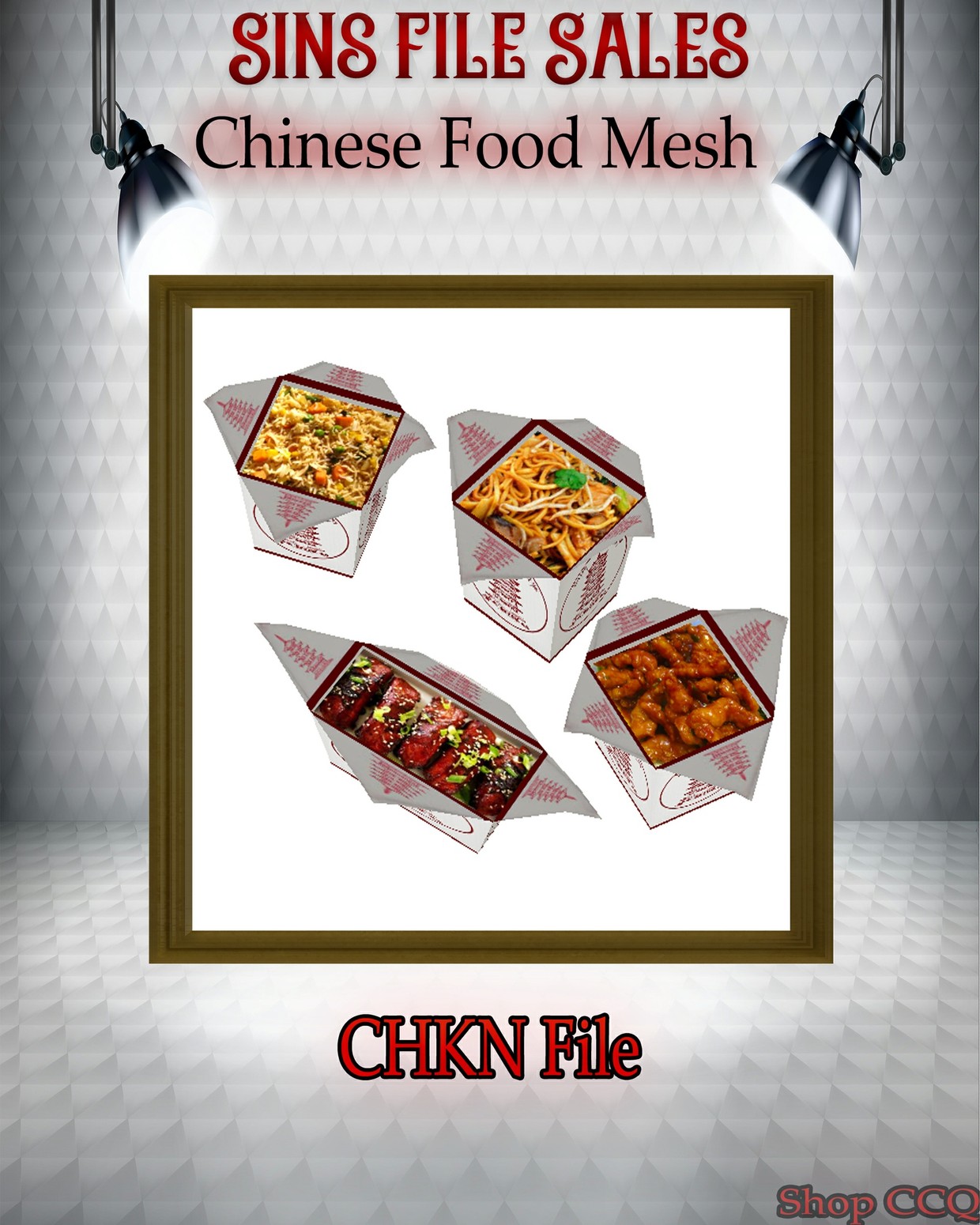 •Chinese Food Mesh• - IMVU Shop and File Sales