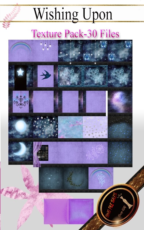 •Wishing Upon a Star• Texture Pack - IMVU Shop and File Sales