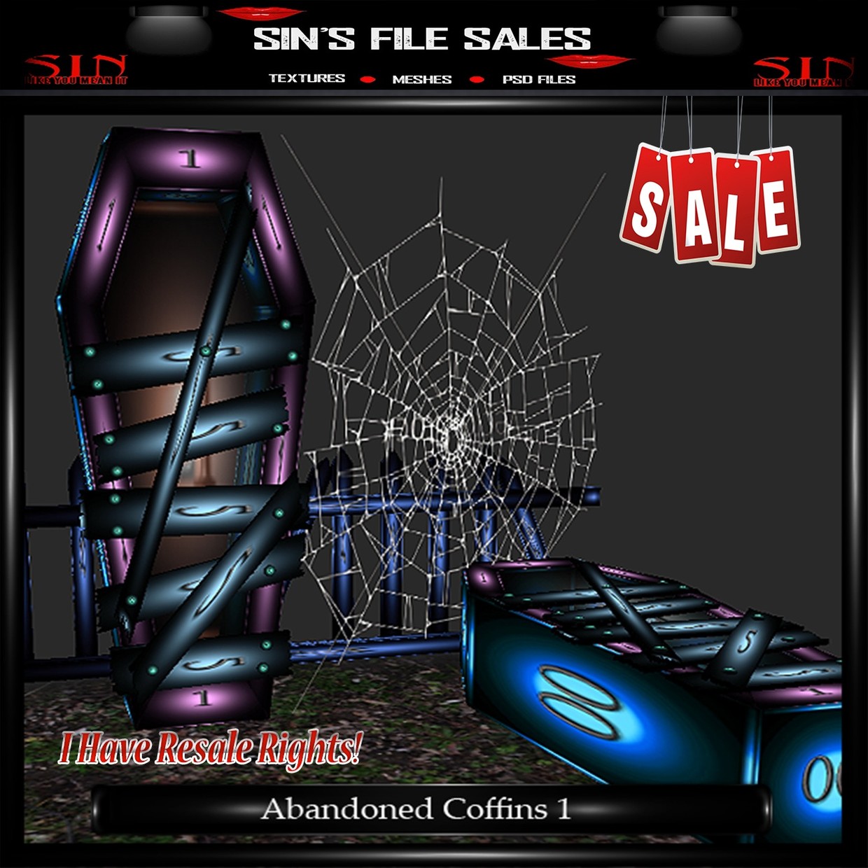 Abandoned Coffin V1 - IMVU Shop and File Sales