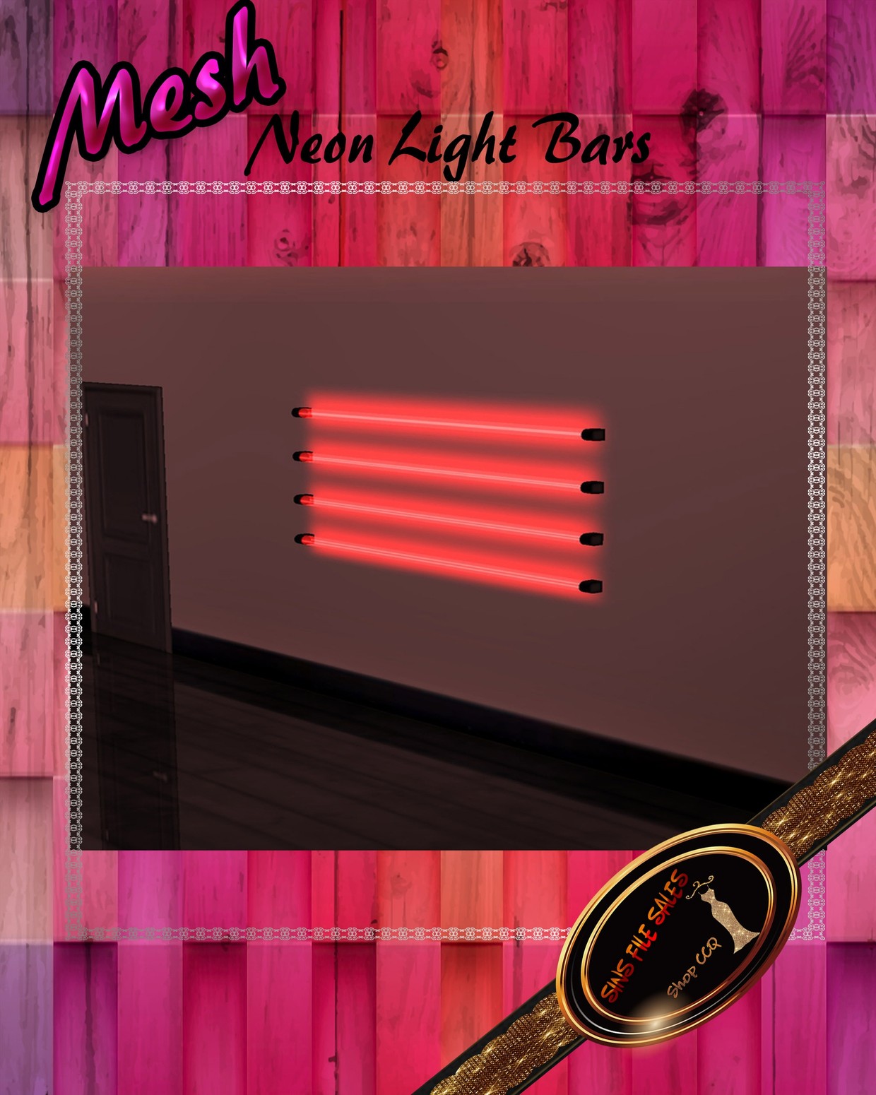 Princess Room Mesh + Free Textures Offer - IMVU Shop and File Sales
