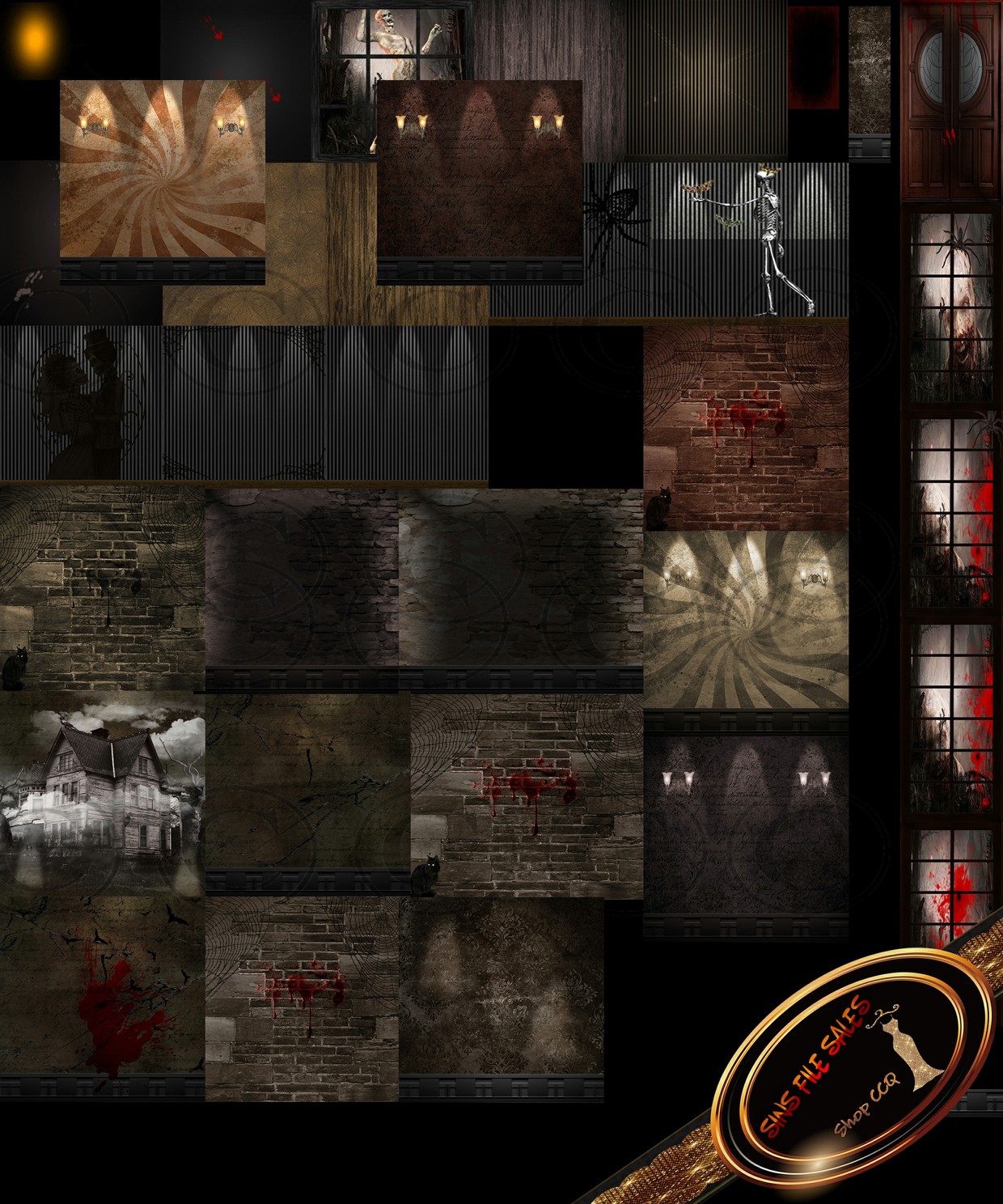 •Spring Shirt Set Mens• 8 Shirts Plus CHKN - IMVU Shop and File Sales