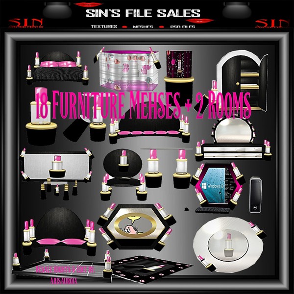 ~Freebie~ Sweetheart Gold Chain - IMVU Shop and File Sales