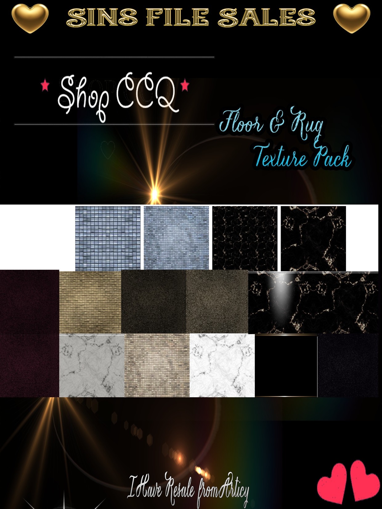 Floor & Rug Texture Pack - IMVU Shop and File Sales