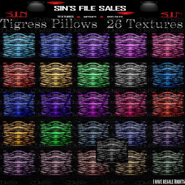 Purple Wolf Texture Pack- 44 Files - IMVU Shop and File Sales