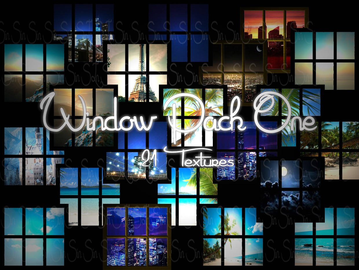 Window Set ~One~ - IMVU Shop and File Sales