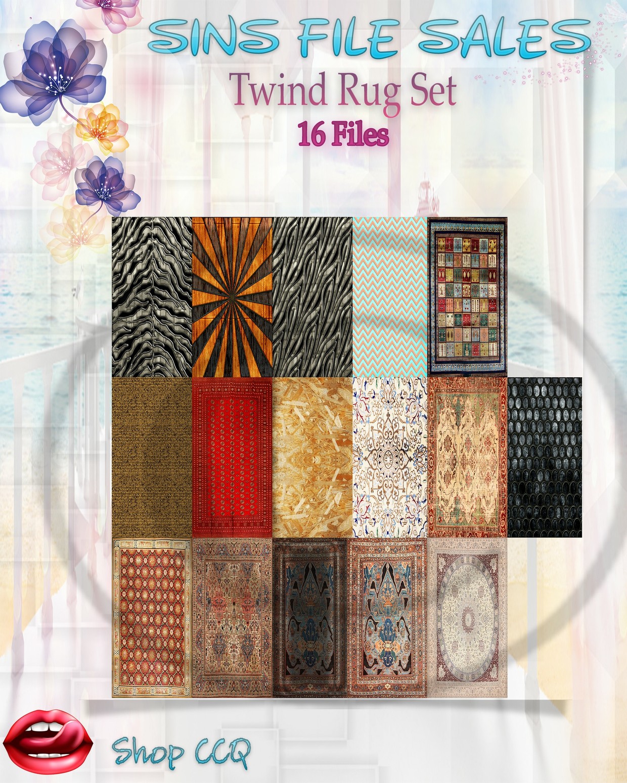 •Twind Rug Set• - IMVU Shop and File Sales