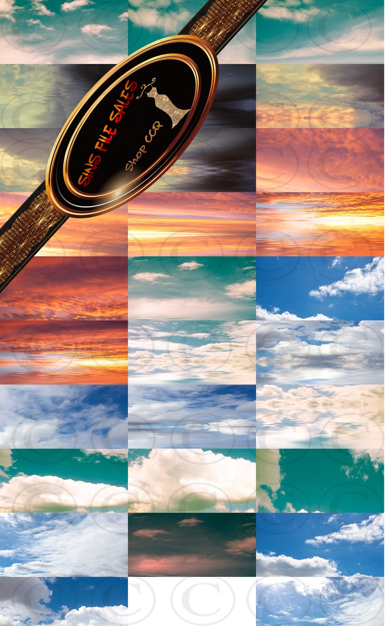 •Sky Texture Set• 30 Files - IMVU Shop and File Sales