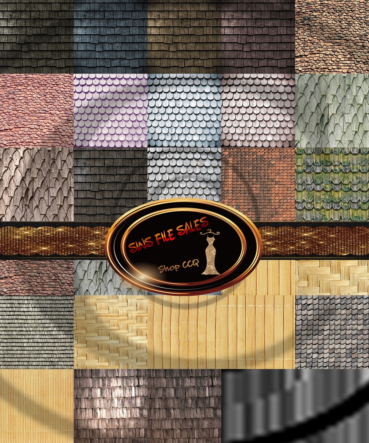 •Roof and Wall Textures• 28 Files - IMVU Shop and File Sales