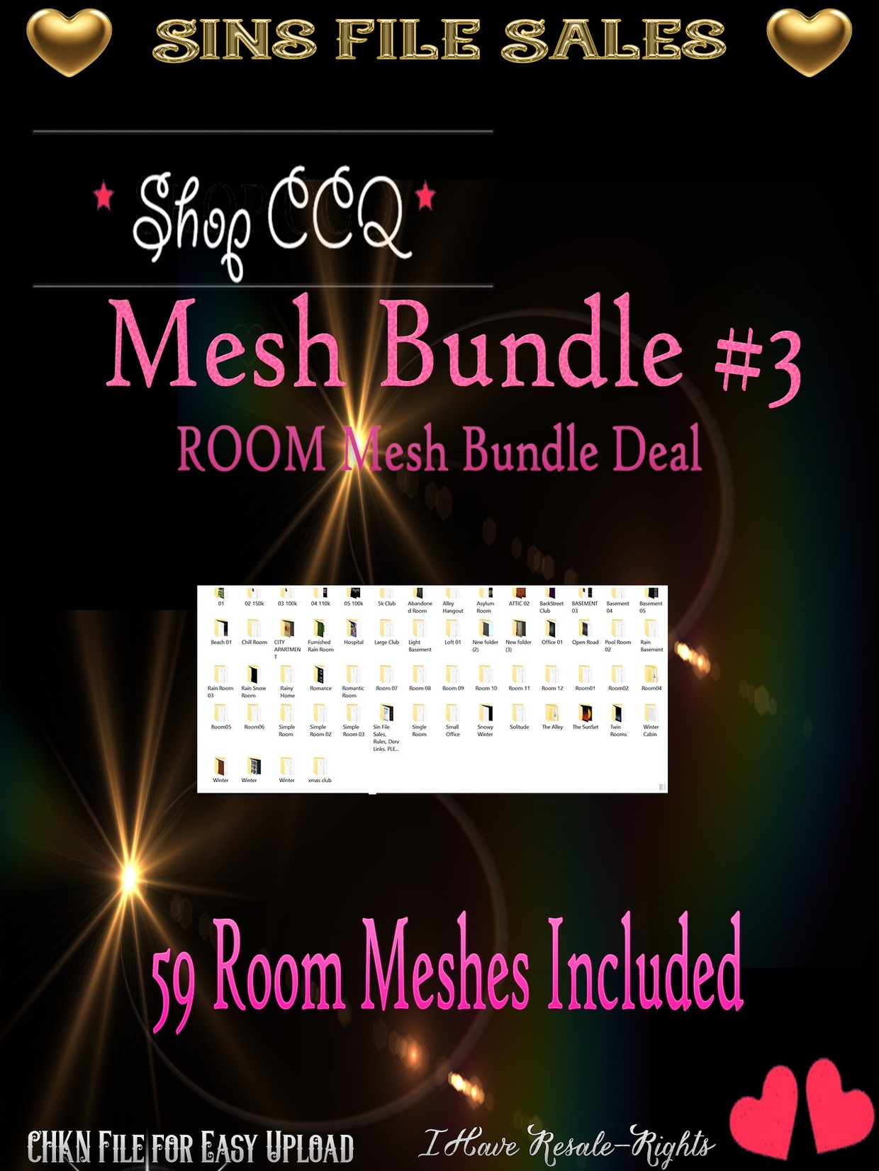 Room Mesh Bundle *2017 - IMVU Shop and File Sales