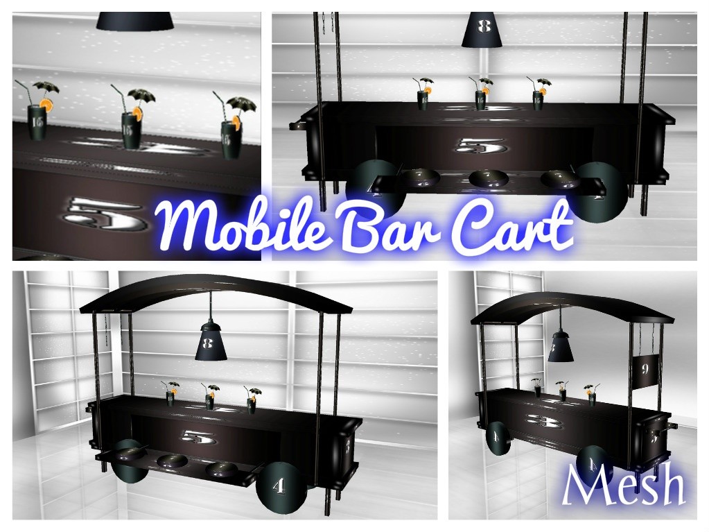 Mobile Bar / Food Cart - IMVU Shop and File Sales