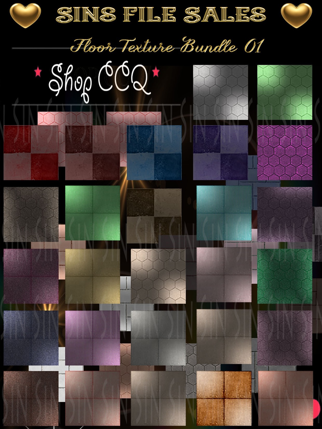 Floor Texture Pack - IMVU Shop and File Sales