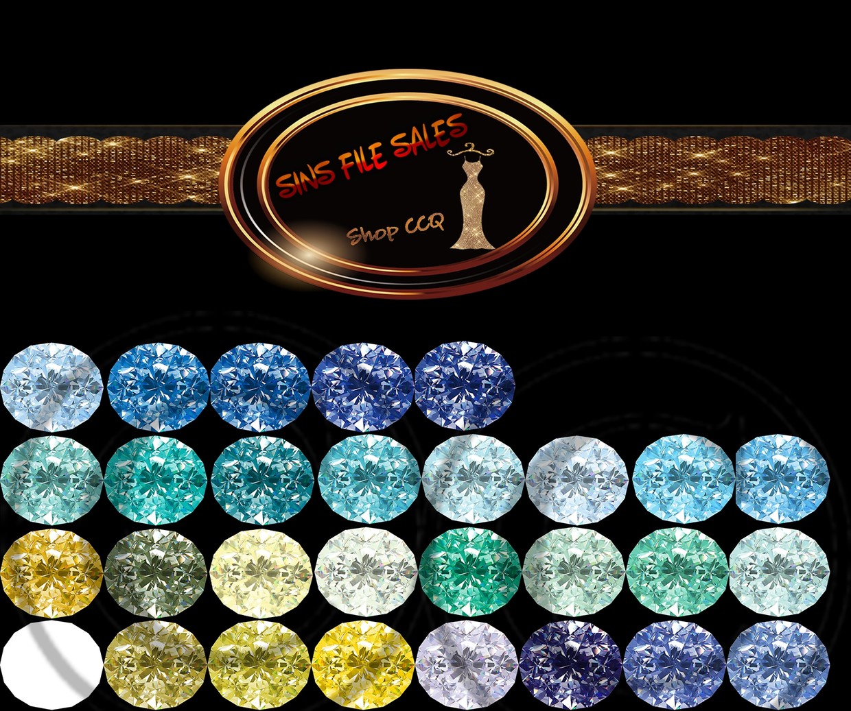 Shades Of Diamonds V3 30 Textures +Op Map - IMVU Shop and File Sales