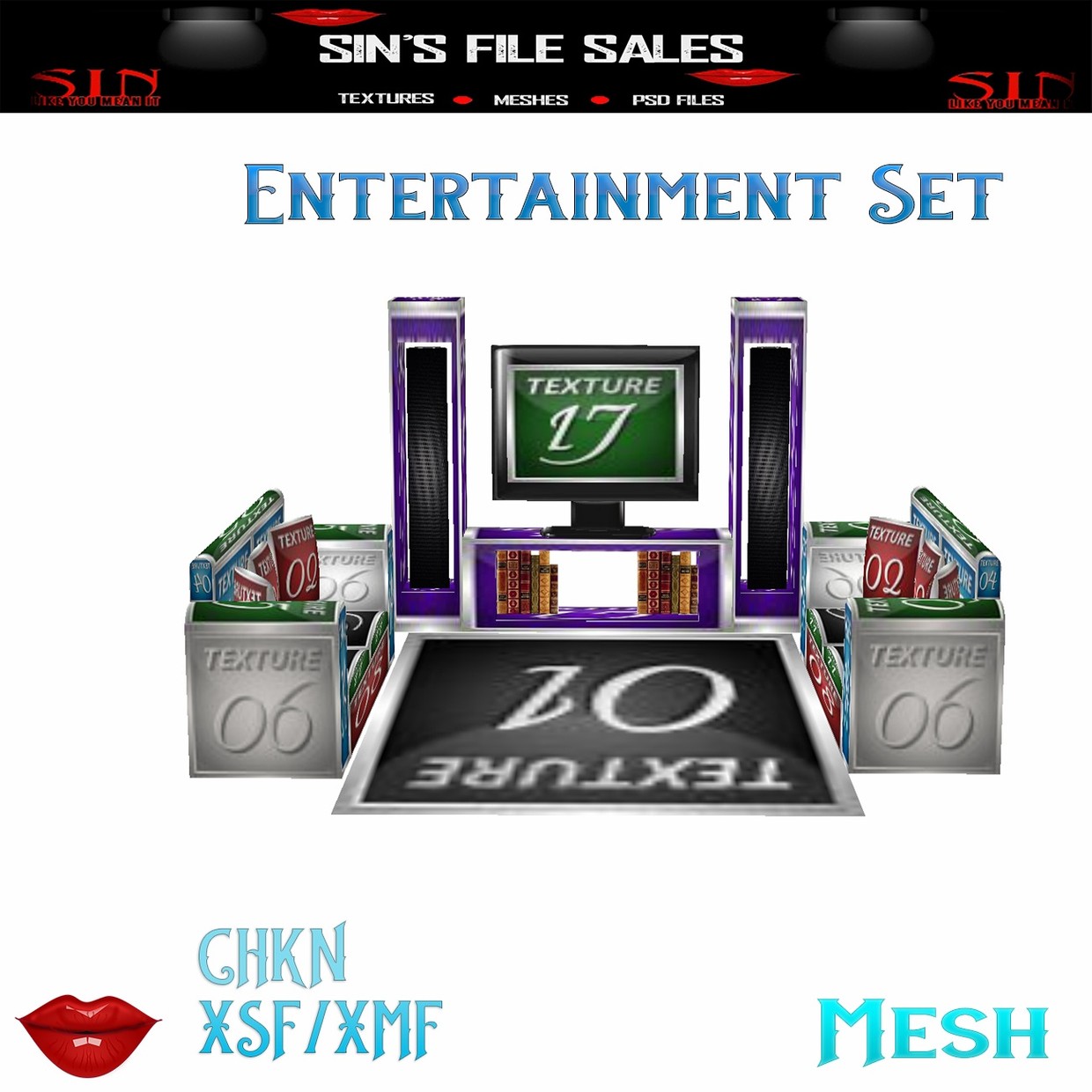 •Sky Bundle Texture Pack• - IMVU Shop and File Sales