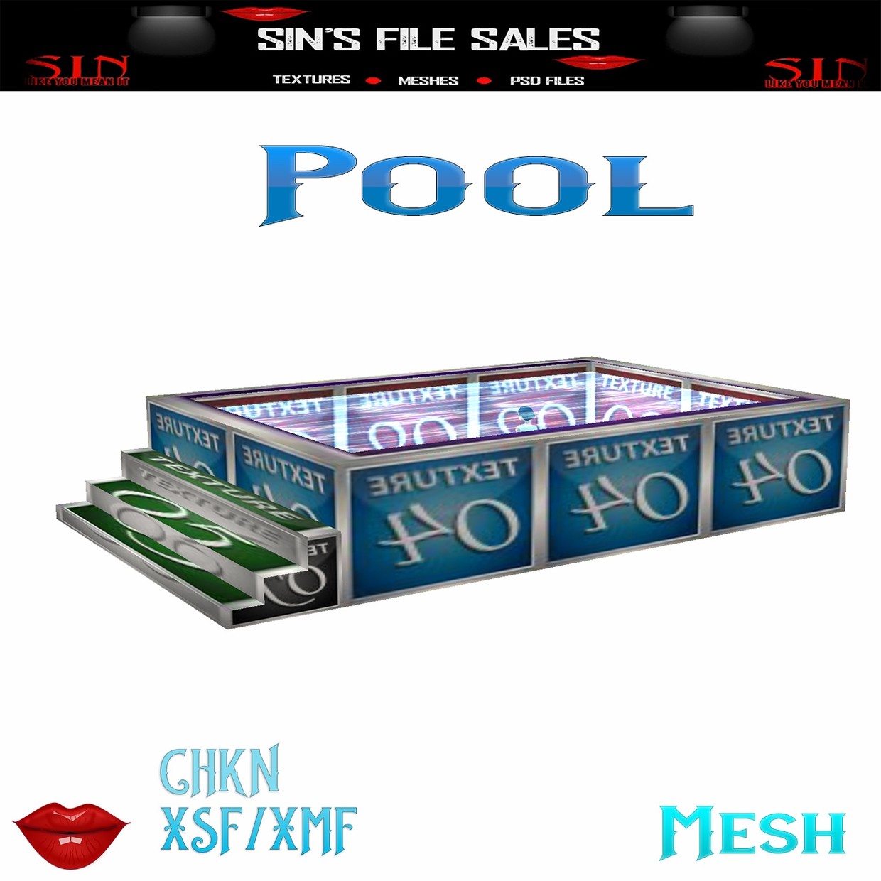 Swimming Pool *Mesh - IMVU Shop and File Sales