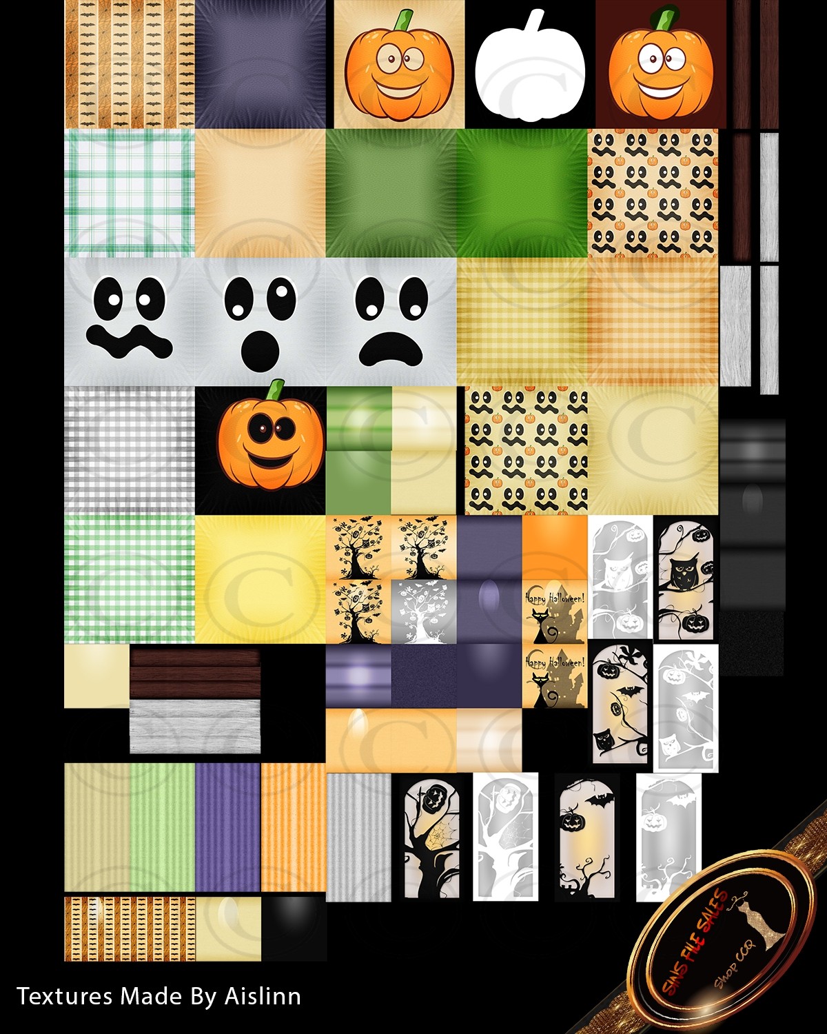 •2018 Halloween Texture Set•75 Files - IMVU Shop and File Sales