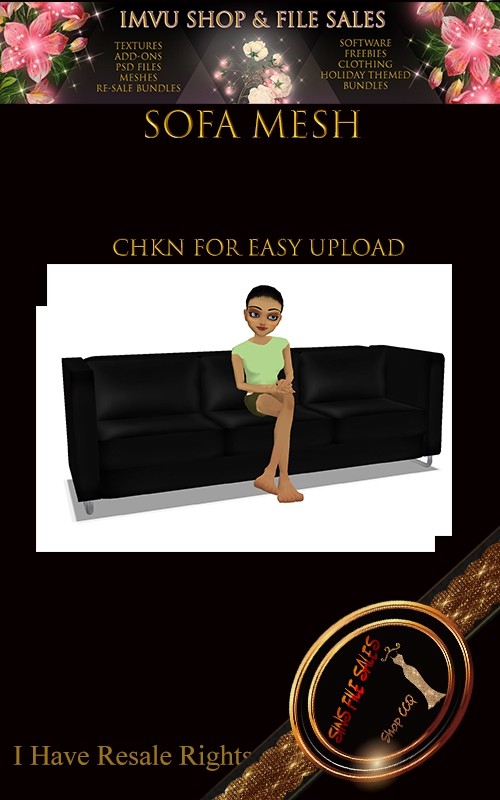 Meshes - IMVU Shop and File Sales