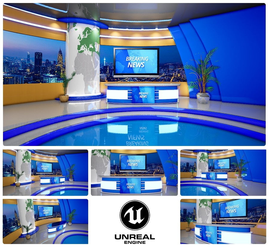 STAGE 124 | UNREAL ENGINE VIRTUAL SET - 3D VIRTUAL STUDIO - Best ...