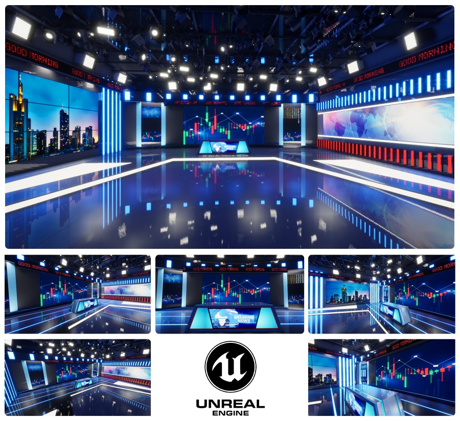 NEWS 113 | UNREAL ENGINE VIRTUAL SET - 3D VIRTUAL STUDIO - Best ...