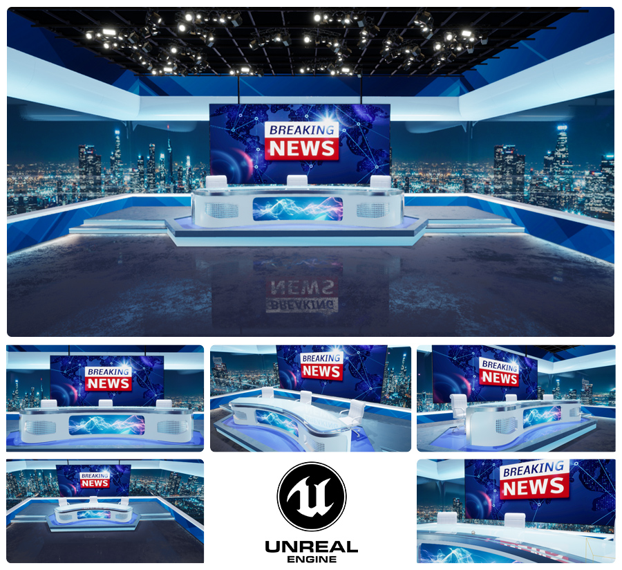 NEWS 143 | UNREAL ENGINE VIRTUAL SET - 3D VIRTUAL STUDIO - Best ...