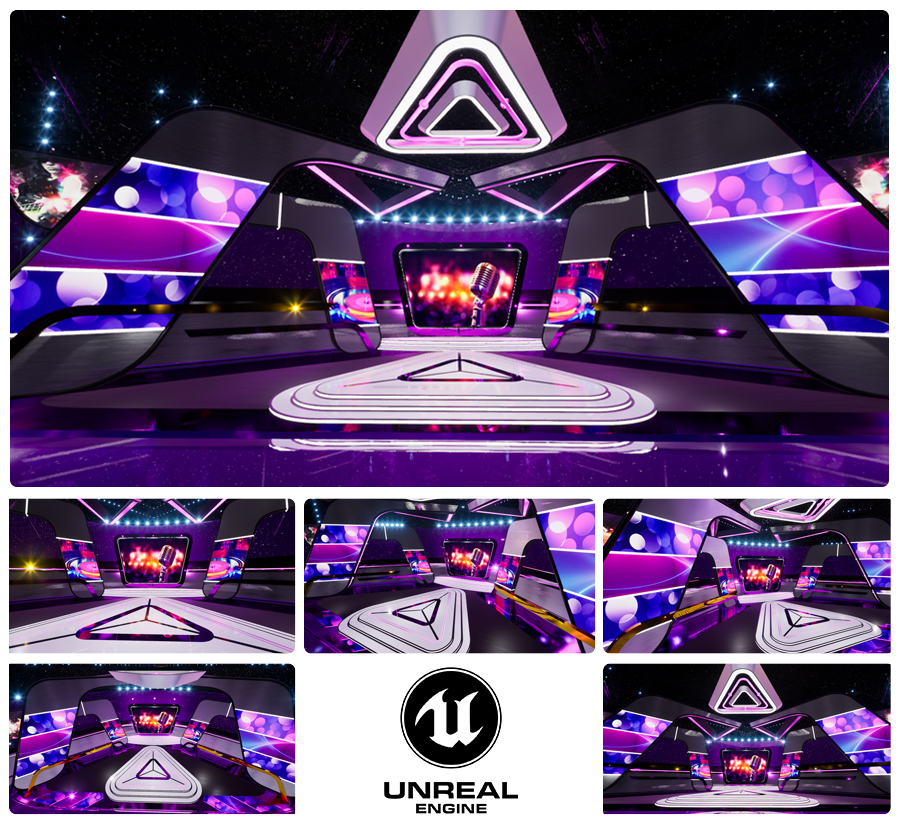 STAGE 105 | UNREAL ENGINE VIRTUAL SET - 3D VIRTUAL STUDIO - Best ...