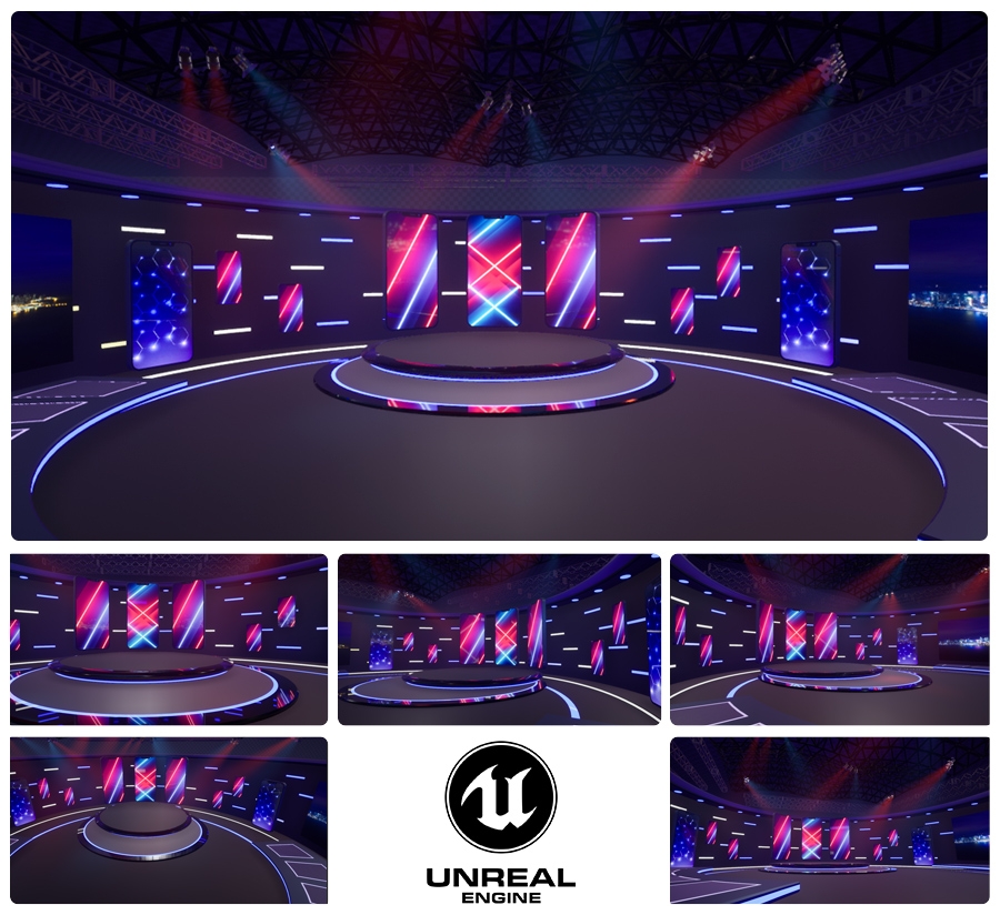 COMBO 23 MIX- 09 UNREAL ENGINE VIRTUAL SET - 3D VIRTUAL STUDIO - Best ...