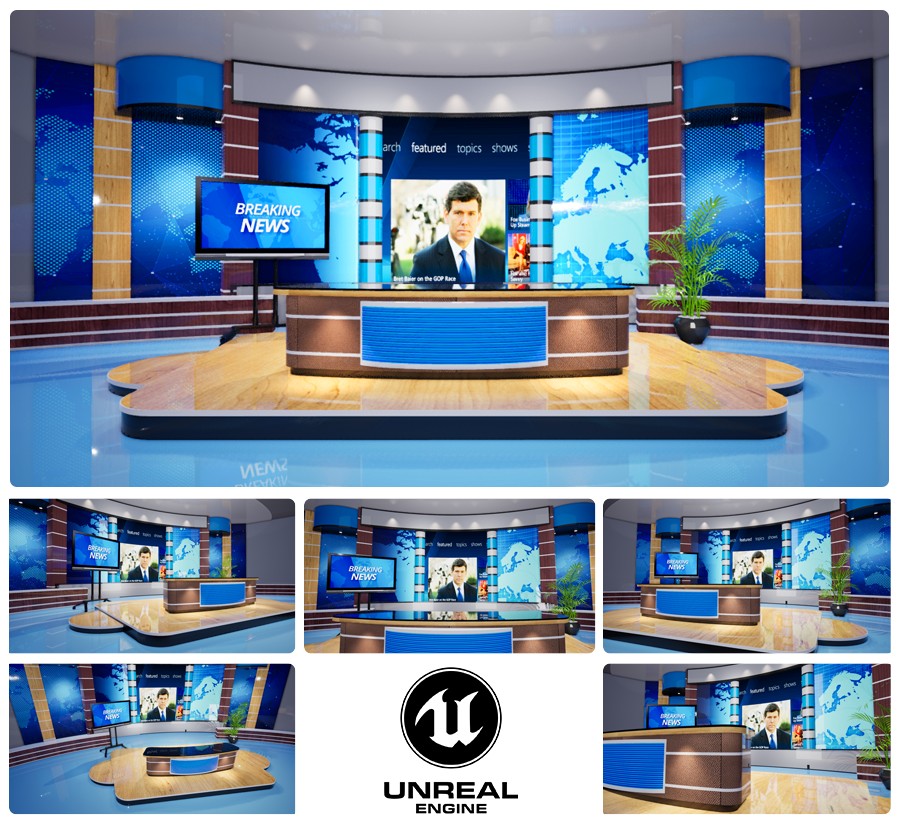 NEWS 138 | UNREAL ENGINE VIRTUAL SET - 3D VIRTUAL STUDIO - Best ...