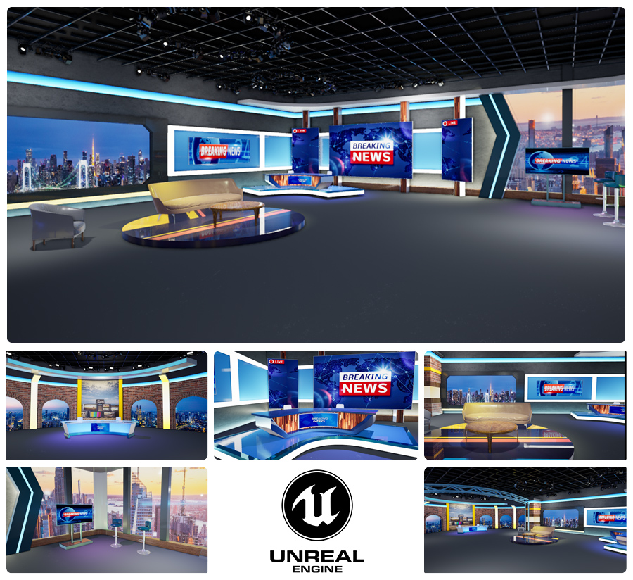 MUSIC DJ 01 | UNREAL ENGINE VIRTUAL SET - 3D VIRTUAL STUDIO - Best ...