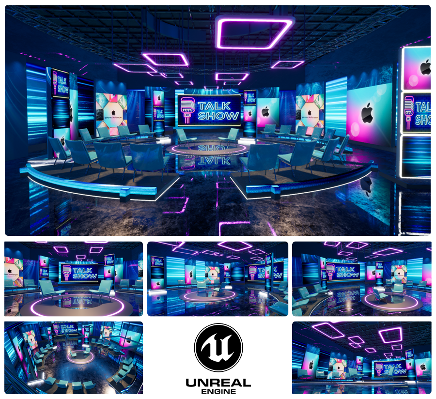 NEWS 19 | UNREAL ENGINE VIRTUAL SET - 3D VIRTUAL STUDIO - Best ...