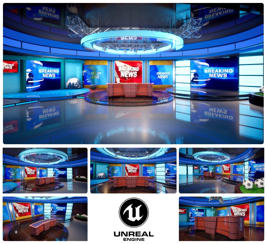 STAGE 108 | UNREAL ENGINE VIRTUAL SET - 3D VIRTUAL STUDIO - Best Marketplace For Virtual ...