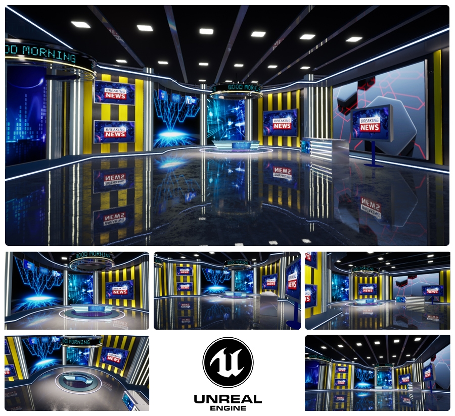 STAGE 127 | UNREAL ENGINE VIRTUAL SET - 3D VIRTUAL STUDIO - Best Marketplace For Virtual ...