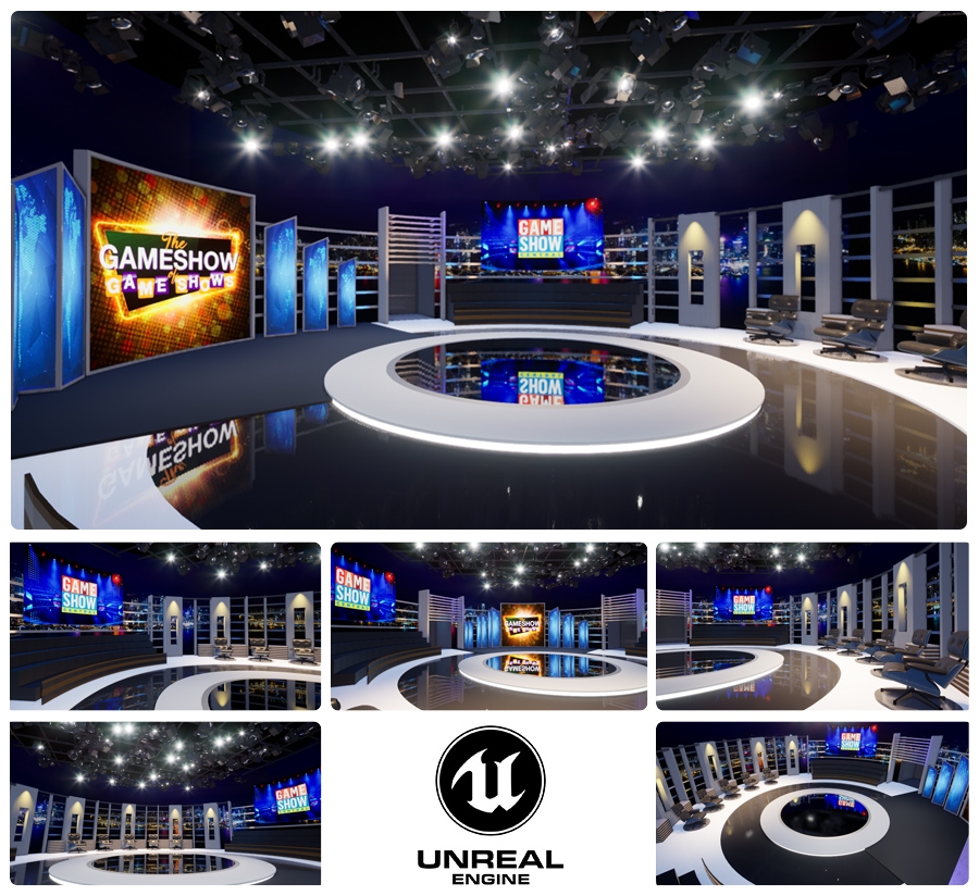 GAMESHOW | UNREAL ENGINE VIRTUAL SET - 3D VIRTUAL STUDIO - Best Marketplace For Virtual ...