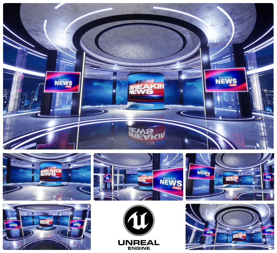 STAGE 119 | UNREAL ENGINE VIRTUAL SET - 3D VIRTUAL STUDIO - Best Marketplace For Virtual ...